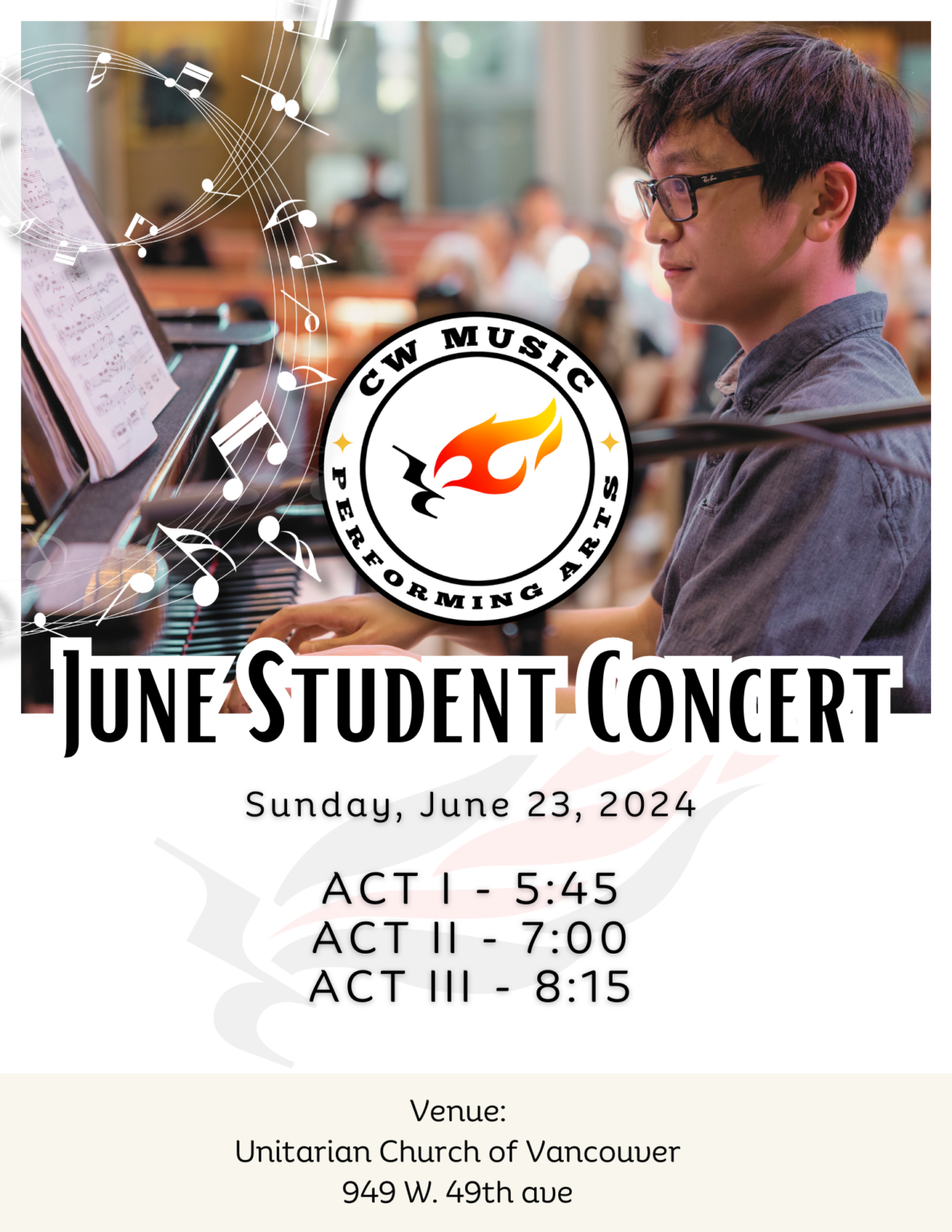 June Student Concert 2024: Photo Order – CW Music & Performing Arts School